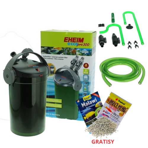 Eheim Ecco Pro 300 filtr zewnętrzny do akwarium 160-300l + gratisy ...